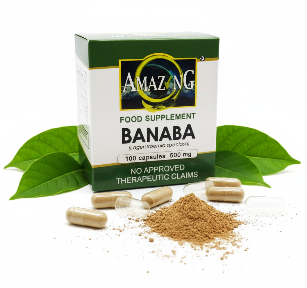 Banaba Capsules 500mg Box of 100 - FDA Registered Blood Sugar Support ...